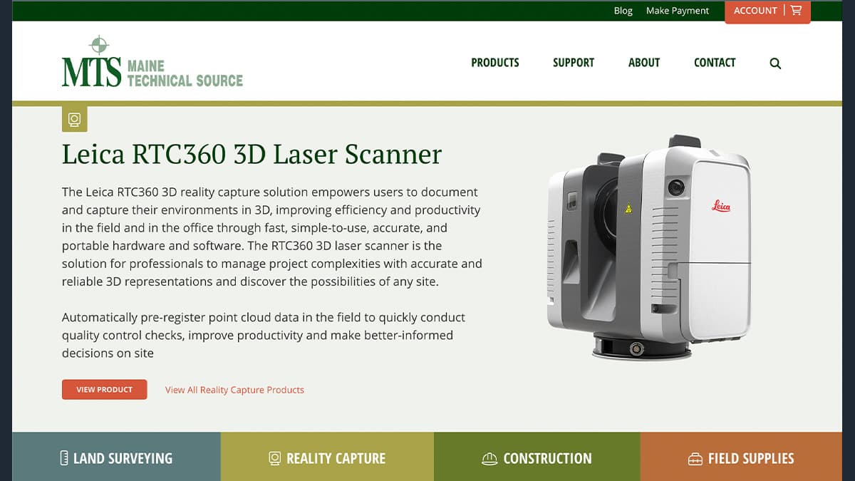 Maine Technical Source - Survey Supplies, Support & Training